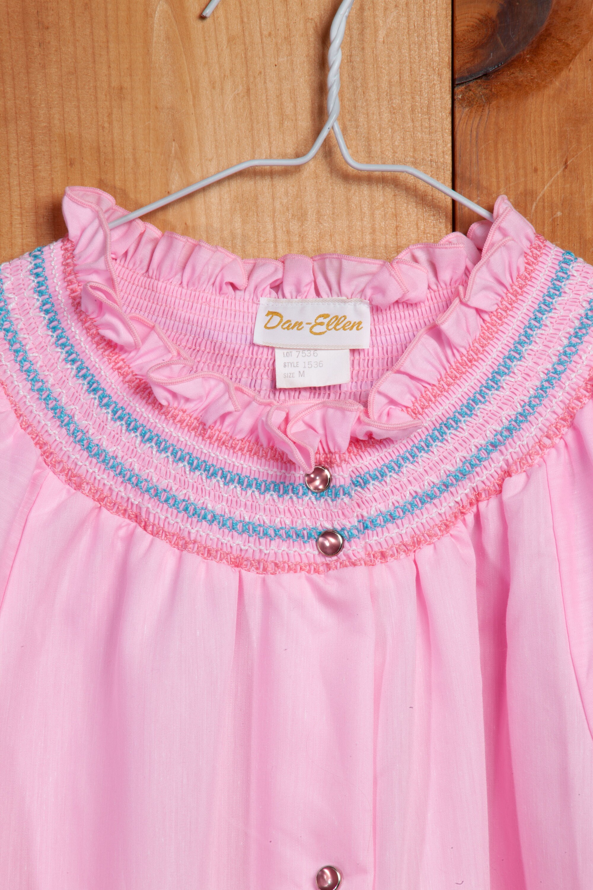 70's Vintage Bubblegum Pink Housecoat / Robe by Dan Ellen Size M - Etsy