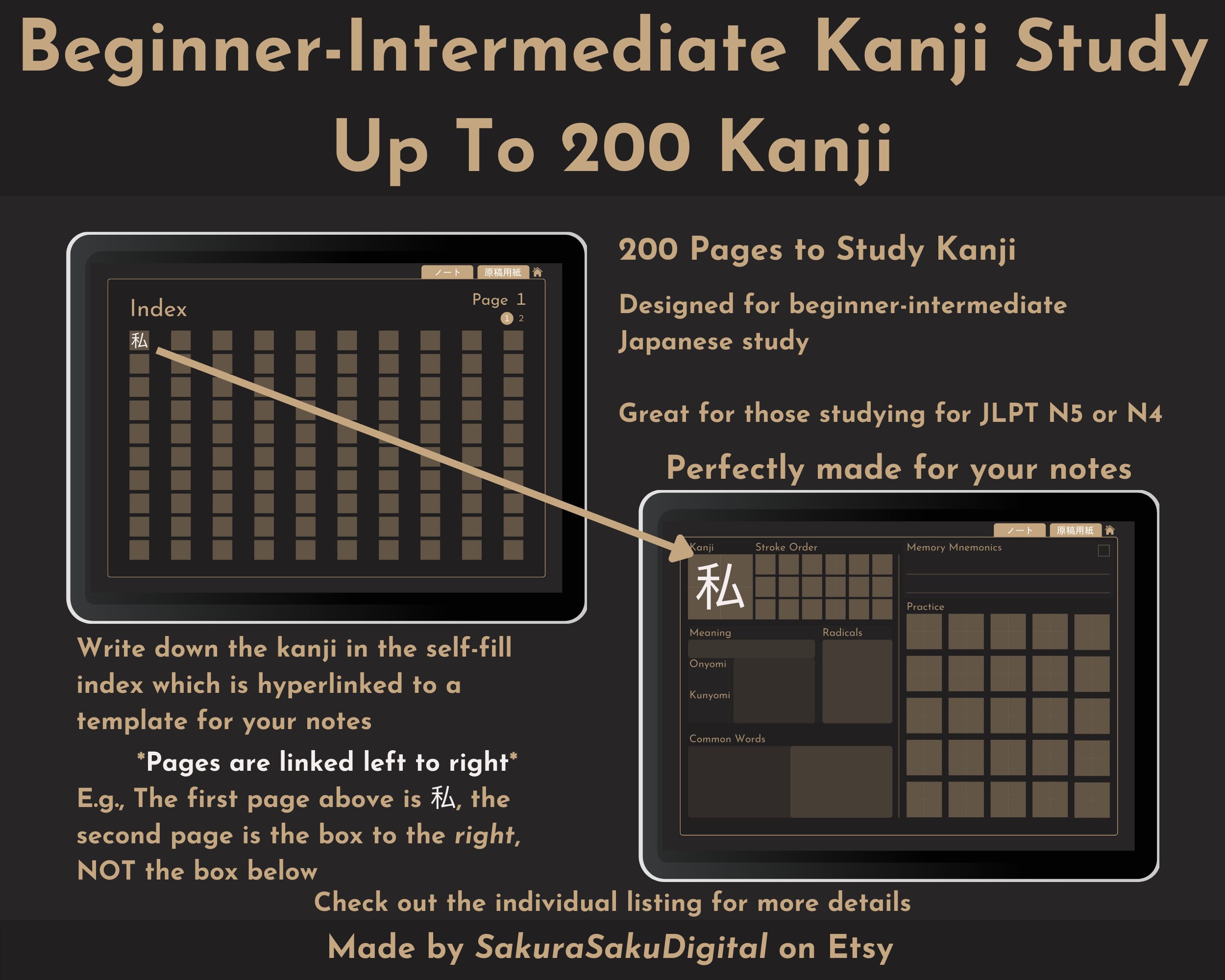 BUNDLE | Japanese JLPT N4 Study Pack | All-in-one | Beginner ...