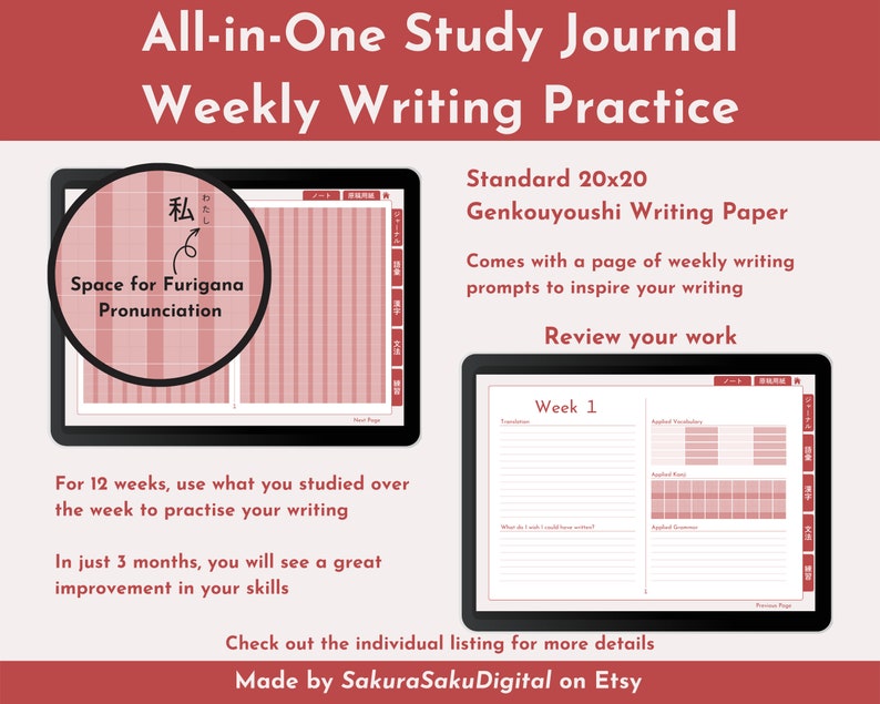 BUNDLE | Japanese JLPT N2 Study Pack | All-in-one | Advanced Kanji ...