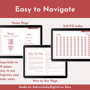 Japanese Kanji Self-study Journal | for Beginner-intermediate Learners ...