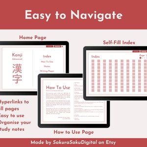 Japanese Kanji Self-study Journal | for Advanced Learners | 400 Kanji ...