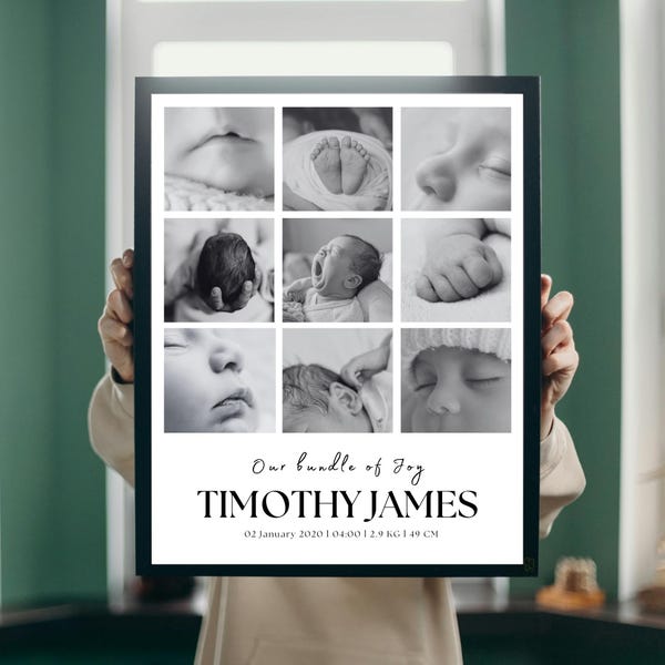 Baby Photo Collage - Etsy