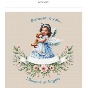 Memorial Cross Stitch Pattern: Angel Girl, Parent Grief (PDF) - Etsy