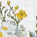 Forget-me-not Cross Stitch Pattern: Floral Bouquet Design (PDF Download ...