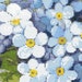Forget-me-not Cross Stitch Pattern: Floral Bouquet Design (PDF Download ...