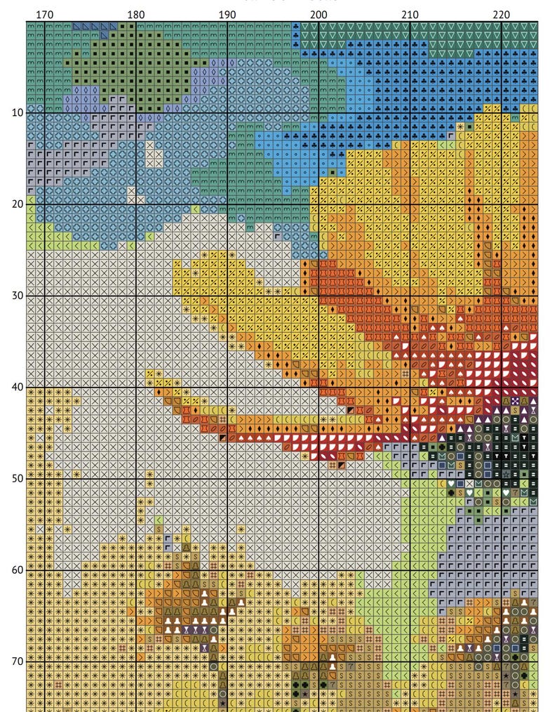Valley of Flowers Cross Stitch Pattern: Full Coverage Floral (PDF ...