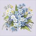 Forget-me-not Cross Stitch Pattern: Floral Bouquet Design (PDF Download ...