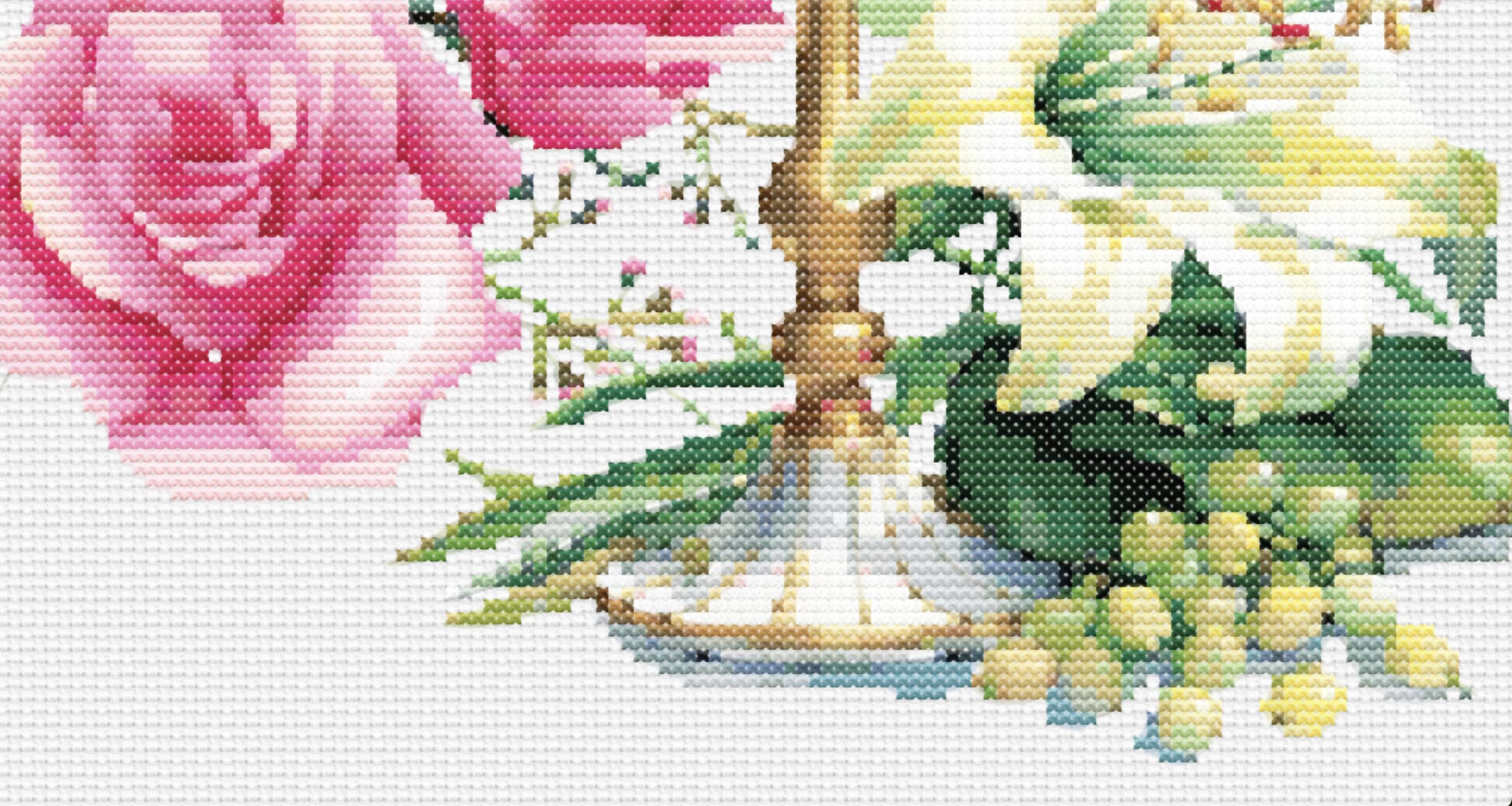 First Holy Communion Cross Stitch Pattern: Girl With Blond Hair (PDF ...