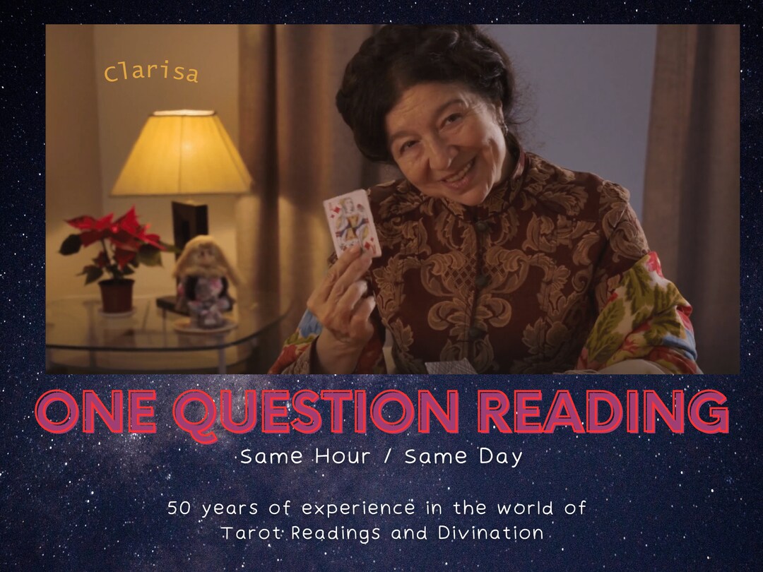 Same Hour 1 Question Reading, Psychic Reading, Tarot Reading, Medium ...