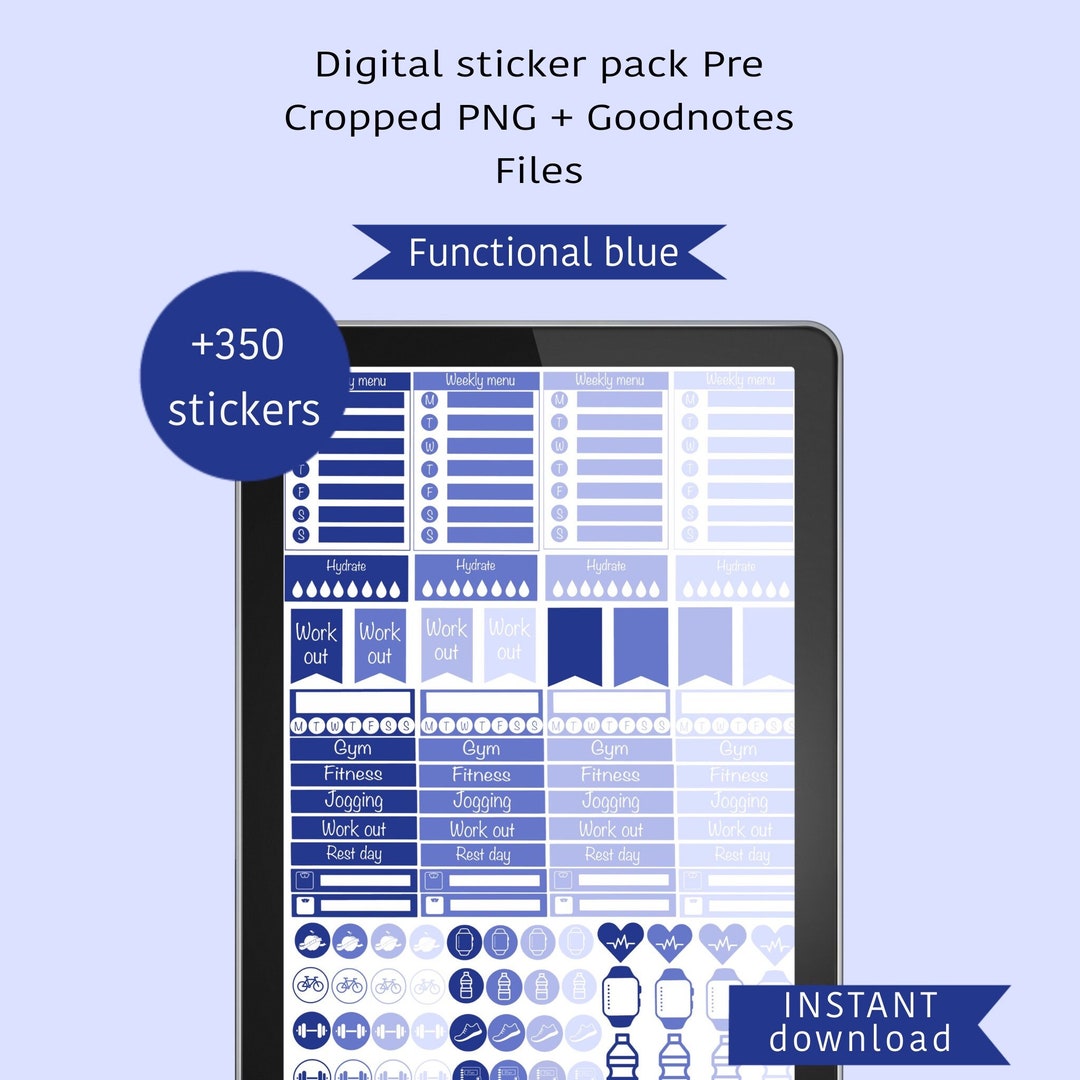 Sticker Pack, Sticky Notes, Digital Sticker Kit, Goodnotes Stickers ...