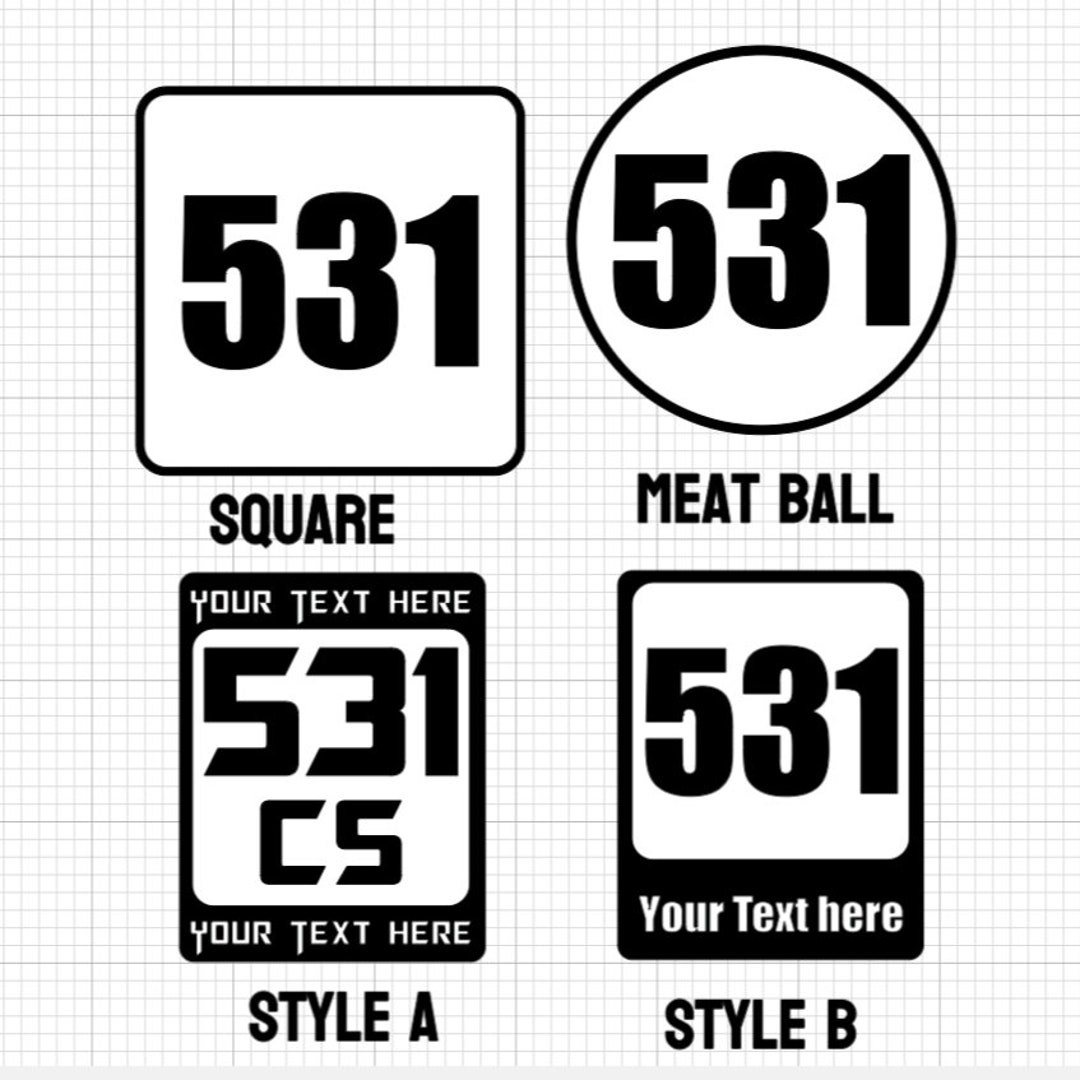 Custom Magnetic Door Cards Numbers - 1 Pair - Etsy