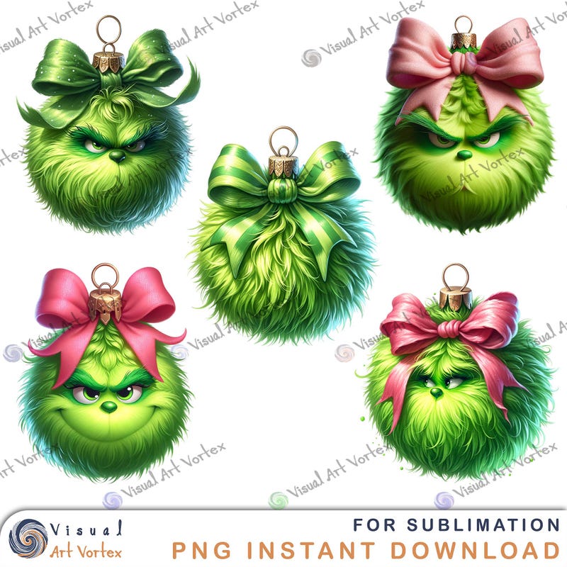 Grinch Sublimation - Etsy