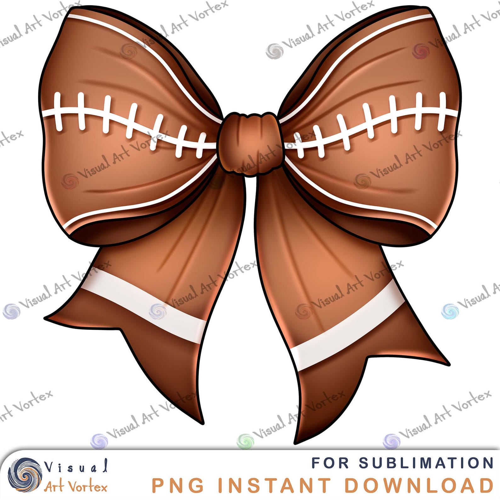 Football Coquette Bow Png, Sports Coquette Bow Sublimation PNG Design ...