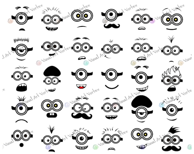 Minion Svg Bundle - Minion SVG for Craft Machines - Cricut Design Space ...