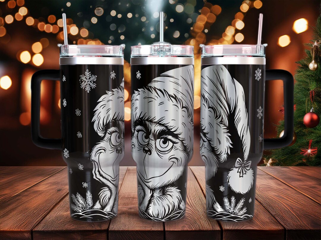 Grinch Christmas 40oz Tumbler Wrap SVG (digital Download) - Etsy