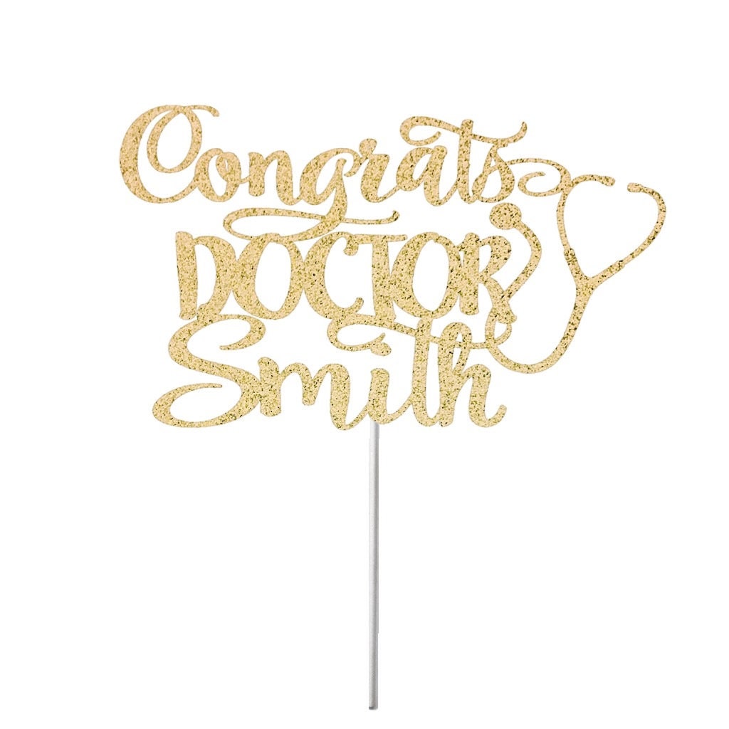 Personalized Name Doctor Graduation Topper Graduation 2022 - Etsy