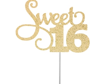 Sweet 15 Cake Topper 15th Birthday Teenage Birthday Party - Etsy