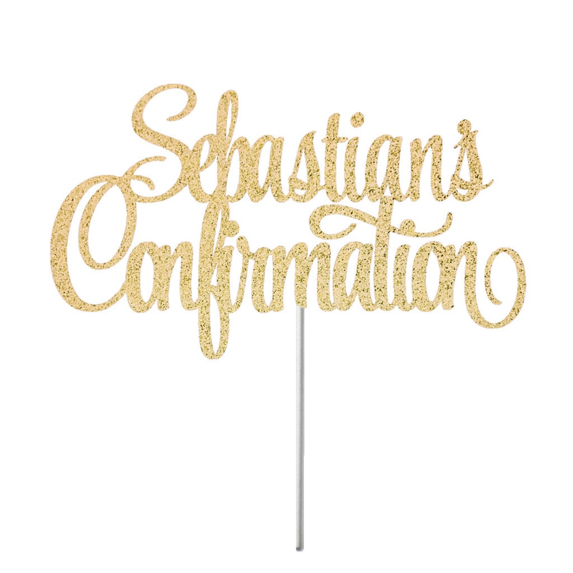 Personalized Name Confirmation Cake Topper Confirmation | Etsy