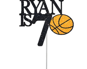 Basketball Cake Topper - Etsy