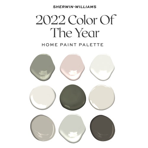 Beach House Paint Color Scheme Premade Paint Palette Sherwin - Etsy
