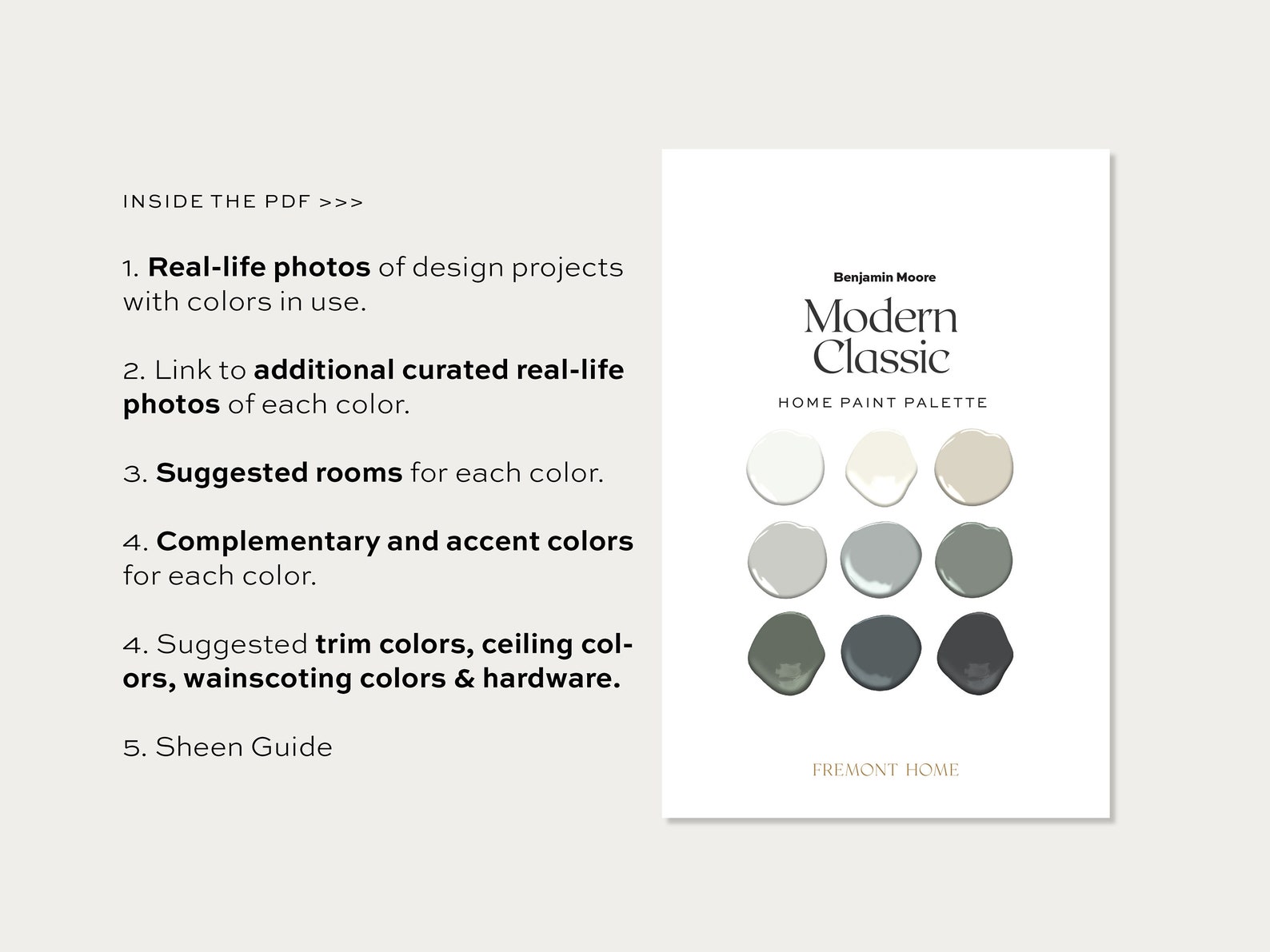 Modern Classic Home Color Palette, 2022 Home Trends Interior Paint ...