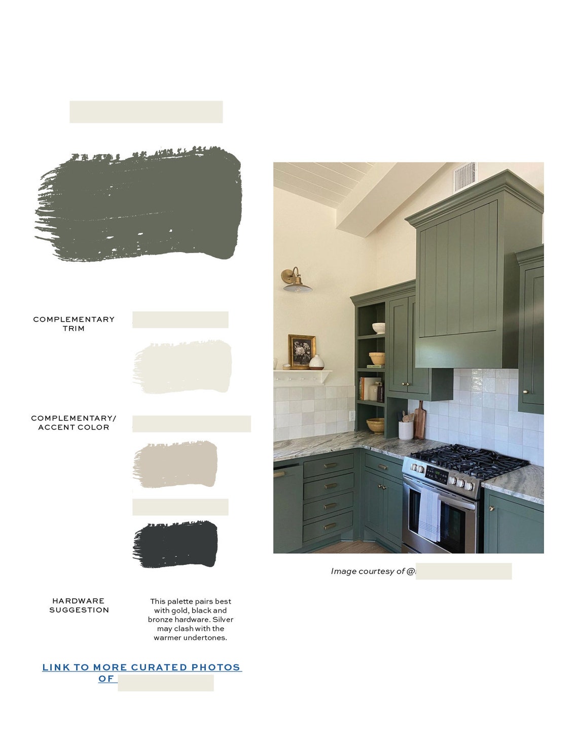 Sherwin Williams Accessible Beige Complementary Color Palette - Etsy