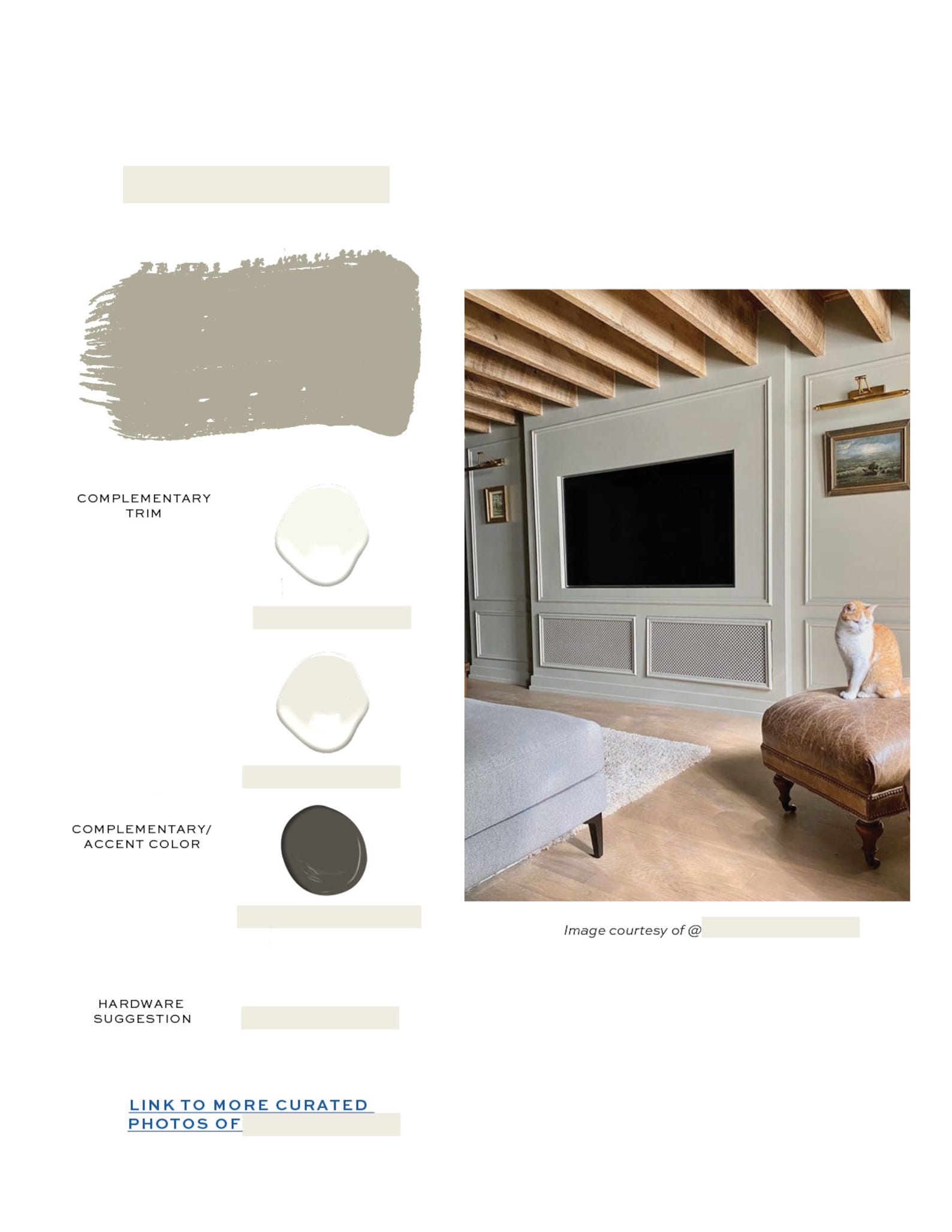 Benjamin Moore Swiss Coffee Interior Paint Palette, Cozy Neutral Home ...