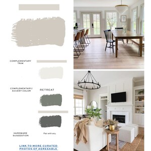 Sherwin Williams Retreat Complementary Color Palette, Interior Paint ...