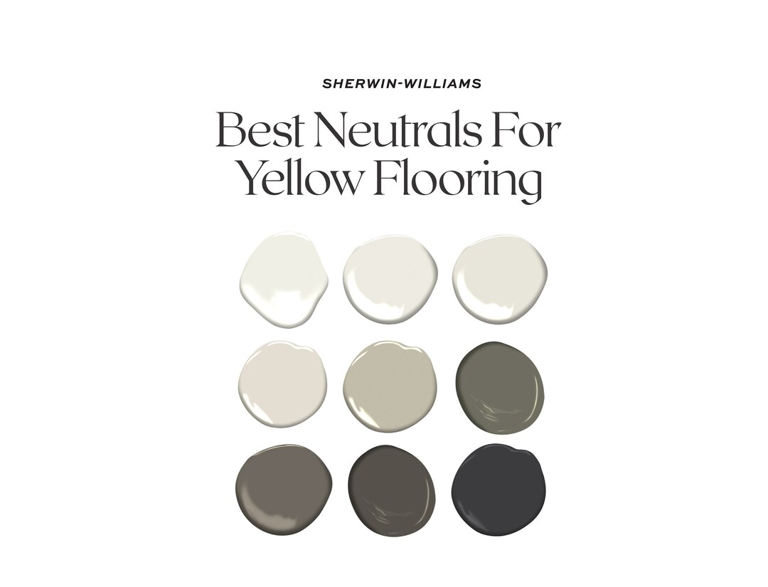 Sherwin Williams Best Neutrals for Yellow Hardwood Flooring, Paint ...