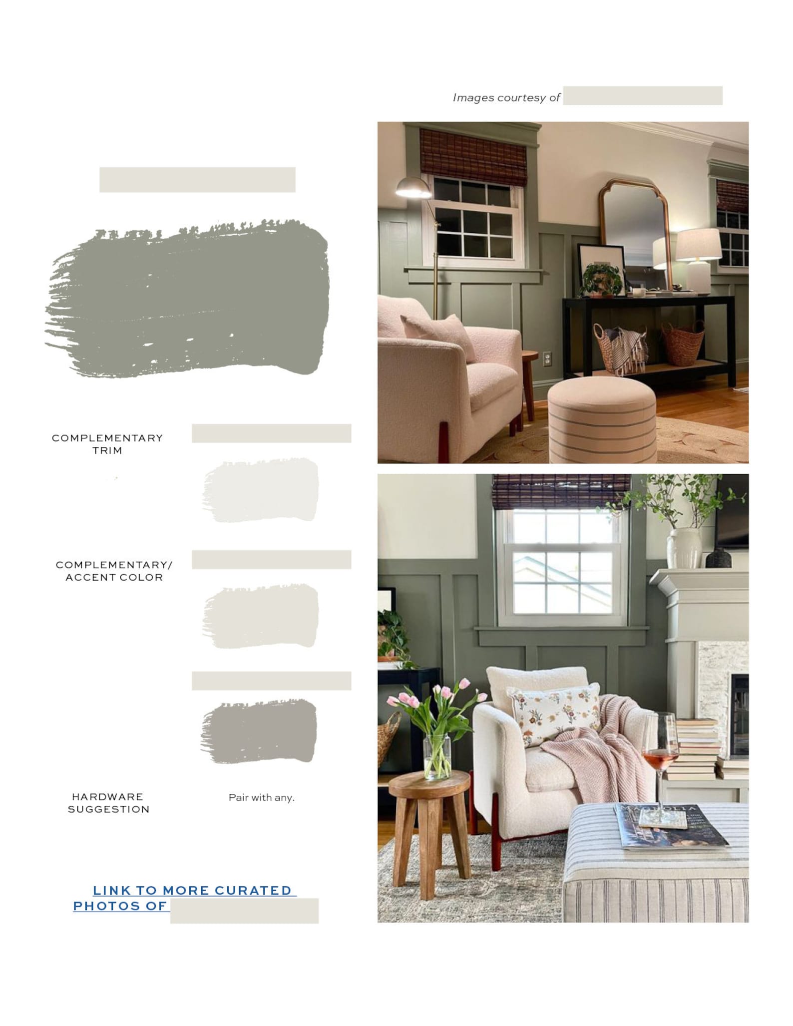 Modern Classic Home Color Palette, 2022 Home Trends Interior Paint ...