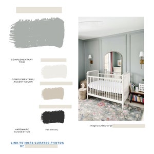 Sherwin Williams Creamy Complementary Color Palette, Interior Design ...