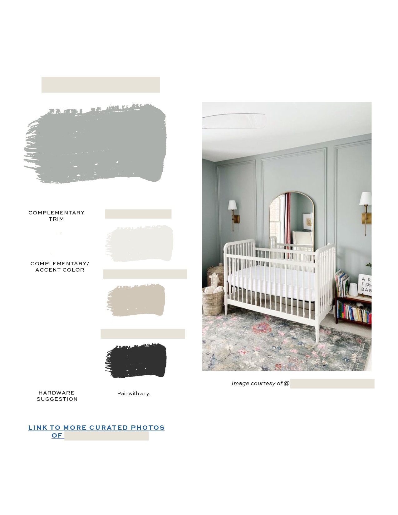 Sherwin Williams Creamy Complementary Color Palette, Interior Design ...