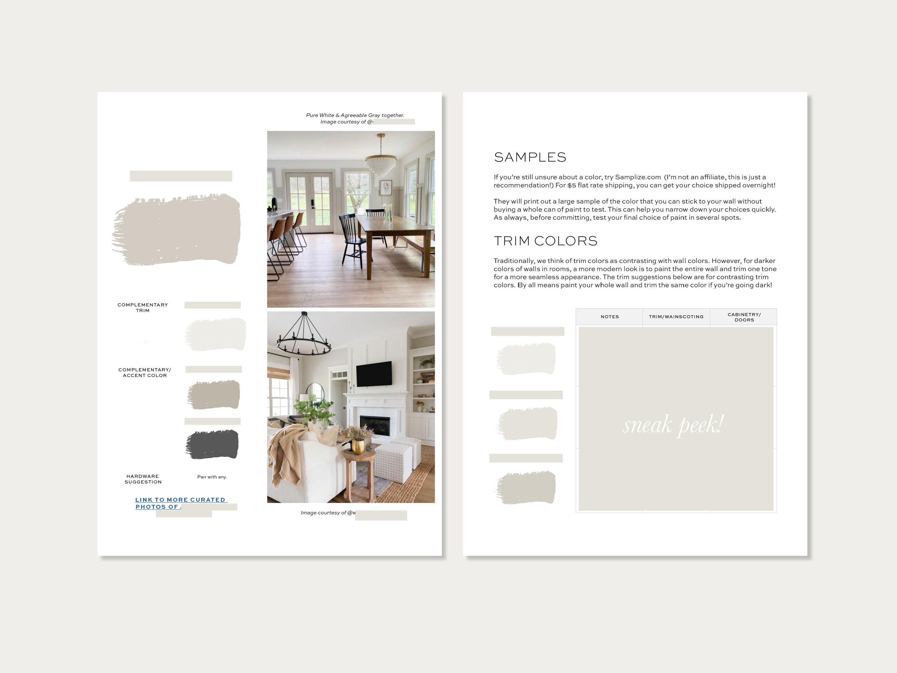 Modern Classic Home Color Palette, 2022 Home Trends Interior Paint ...
