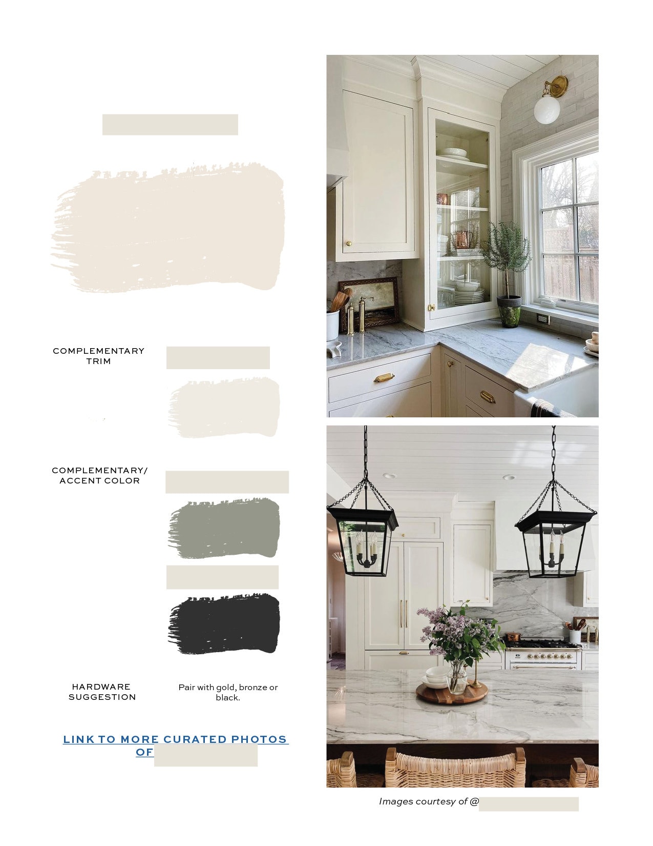 Sherwin Williams Creamy Complementary Color Palette, Interior Design ...