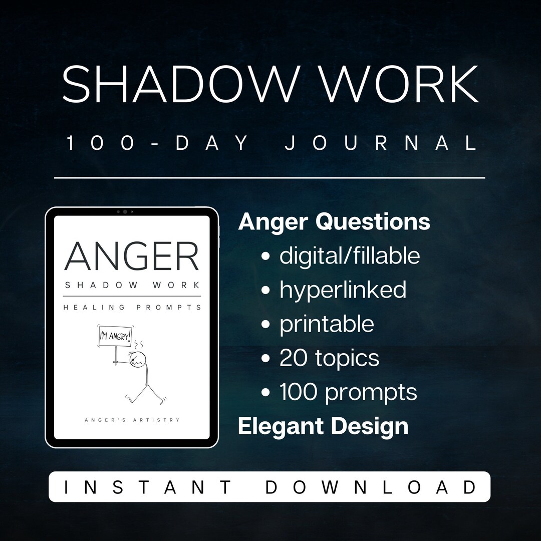 100-day Anger Shadow Work Journal Prompts for Achieving Inner Peace ...