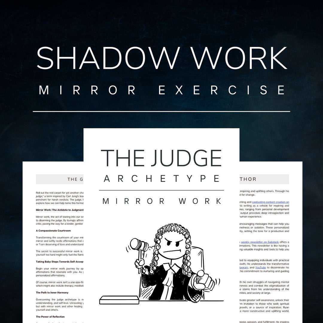 Taming Your Inner Judge: A Shadow Mirror Work Exercise for Nurturing ...