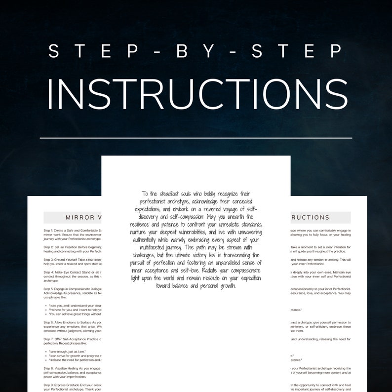 Your Perfectionist Archetype Journey: A Powerful Shadow Work Mirror ...