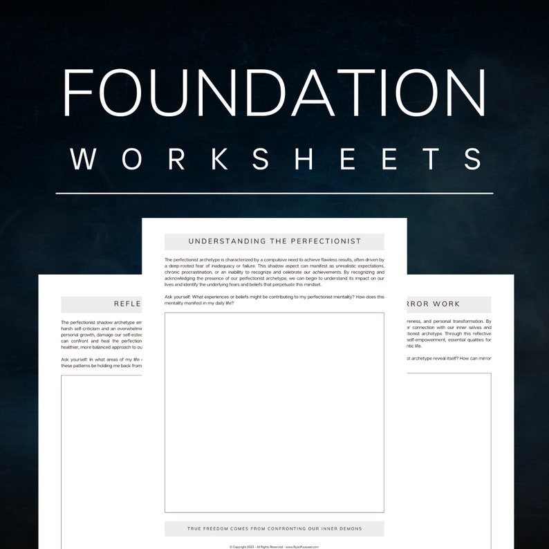 Your Perfectionist Archetype Journey: A Powerful Shadow Work - Etsy