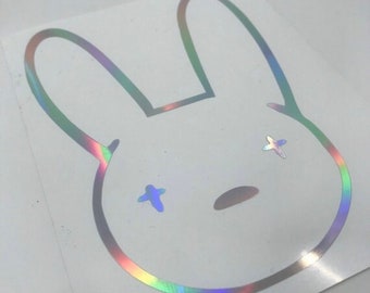 Waterproof Bad Bunny Car Decal Bad Bunny Decal Sticker Bad Bunny Decal ...