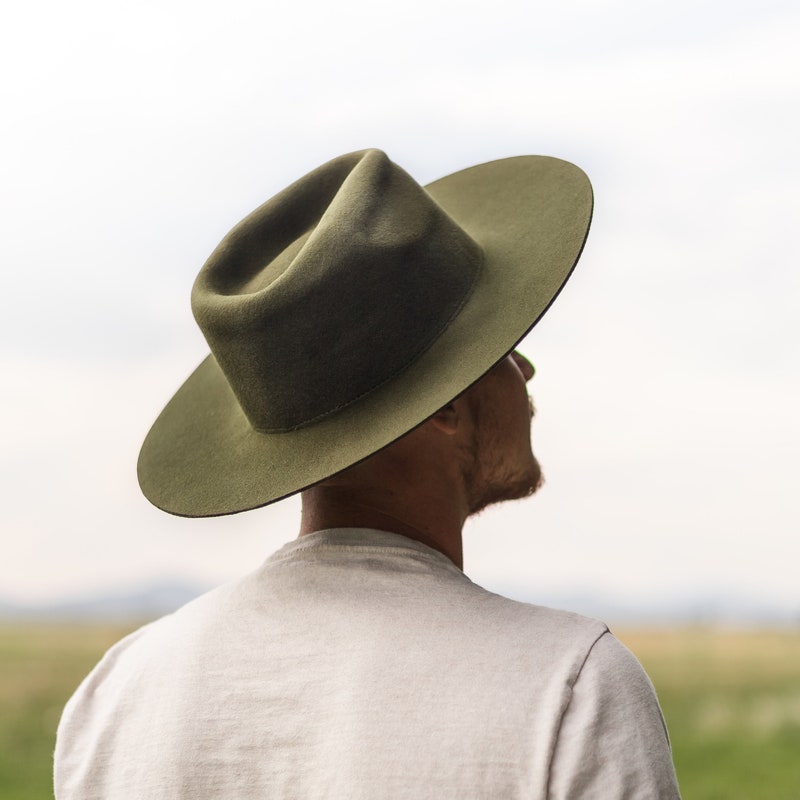 Mens Wide Brim Felt Hats - Etsy