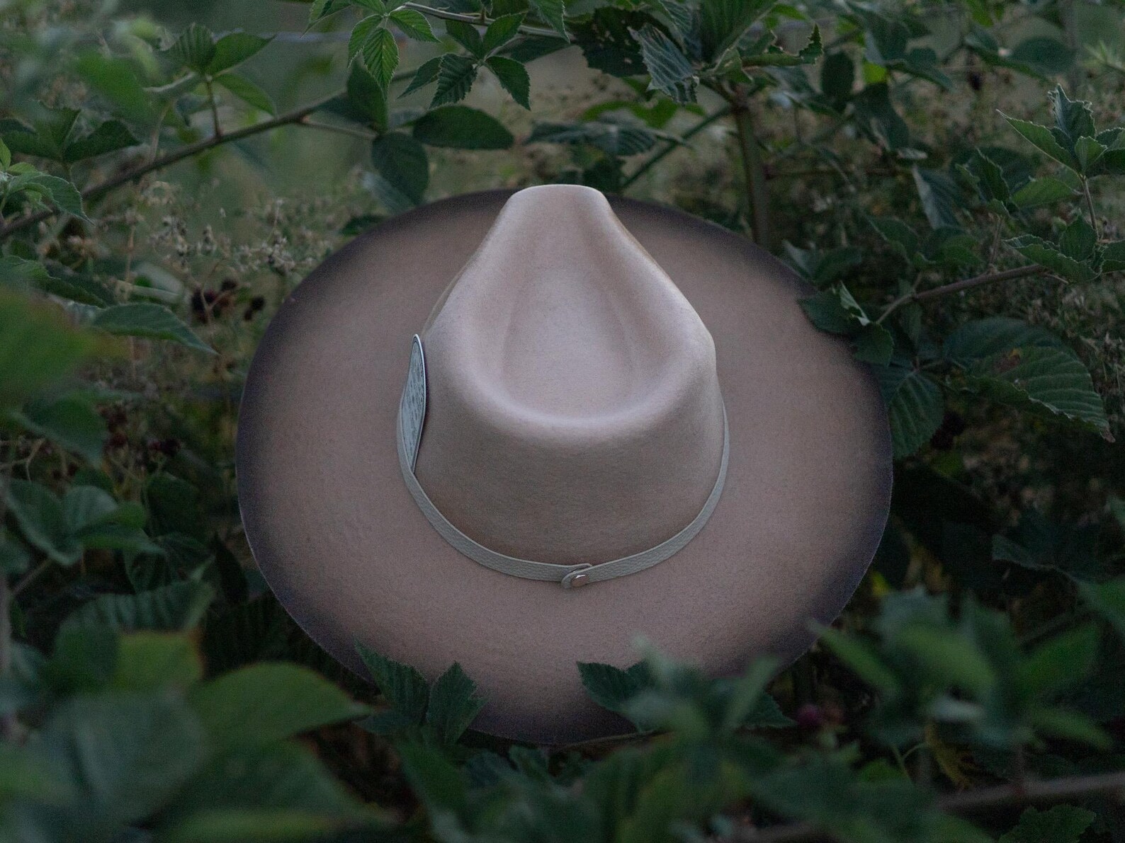 Hand Burned Fedora Hat, Spooky Floral Ghosts - Etsy