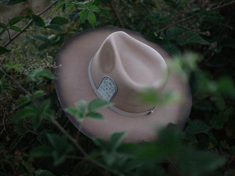 Hand Burned Fedora Hat, Spooky Floral Ghosts - Etsy
