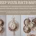 Hand Burned Fedora Hat, Spooky Floral Ghosts - Etsy