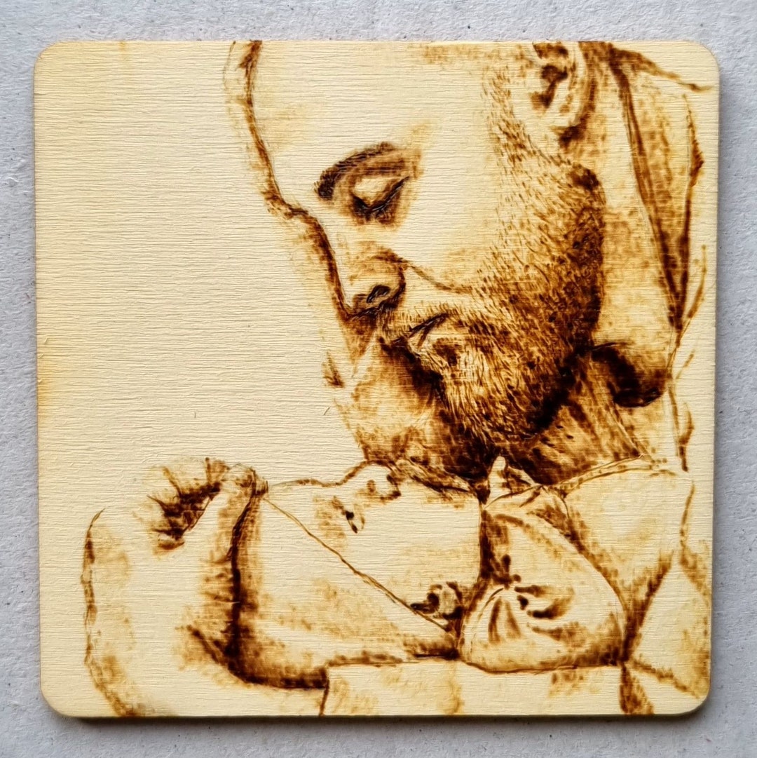 Hand Made Pyrography Custom Portraits- Personalized Gift - Etsy
