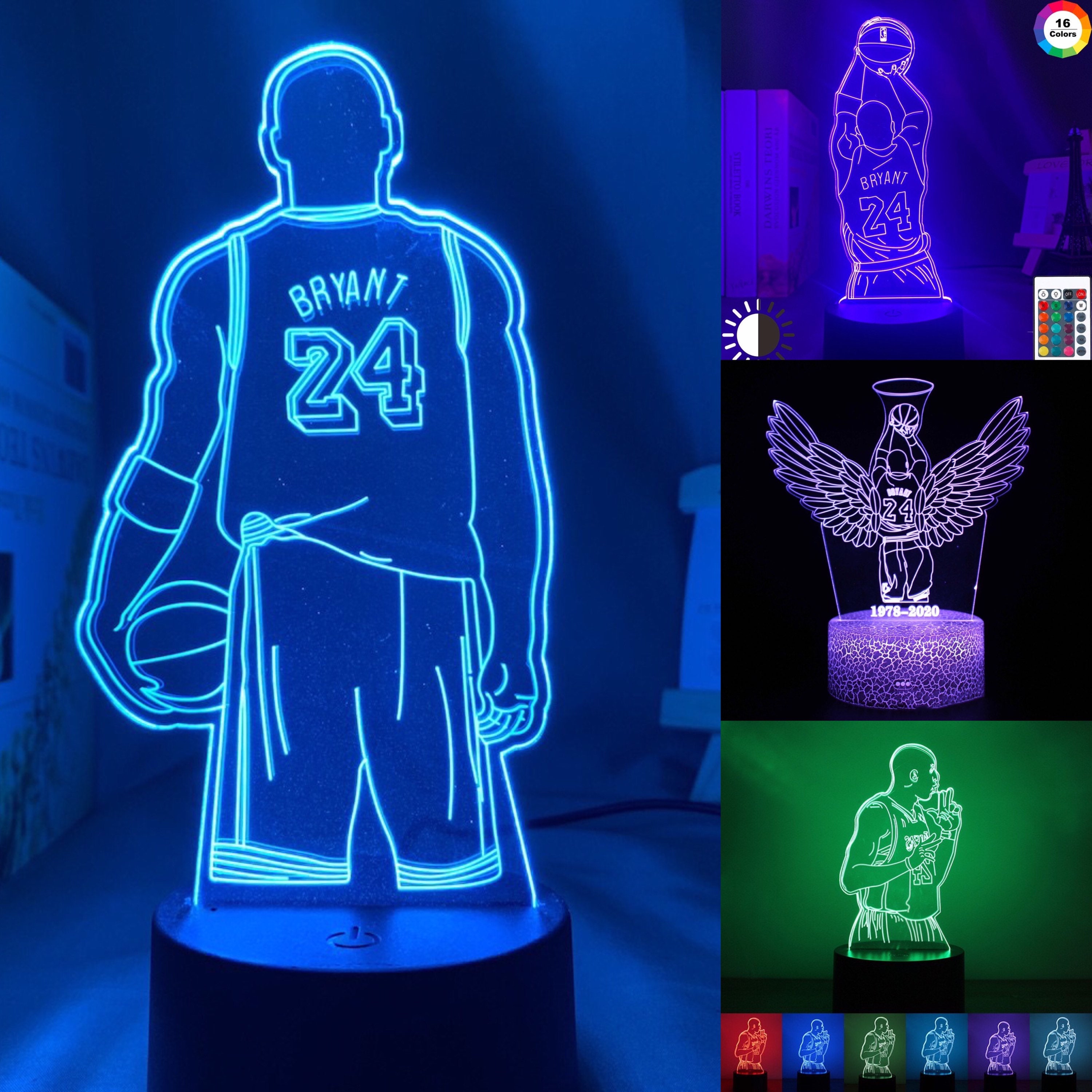 Home & Living Desk Lamps 3D Acrylic Night Light Glow Basketball/NBA ...
