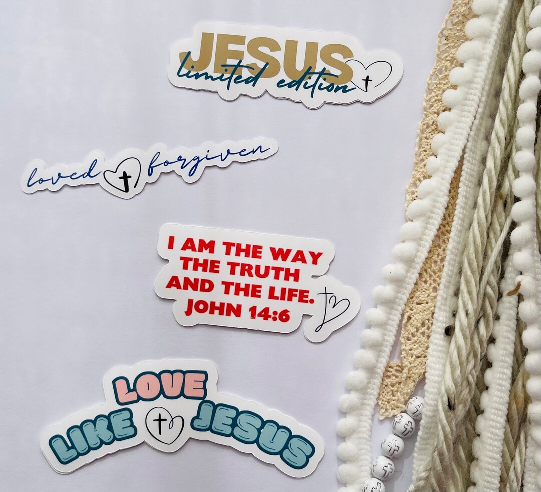 Jesus Stickers, Die Cut Stickers - Etsy