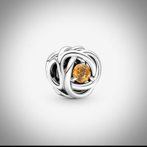 Pandora Charms, Eternity Circle Birthstone Charm, Sterling Silver ...