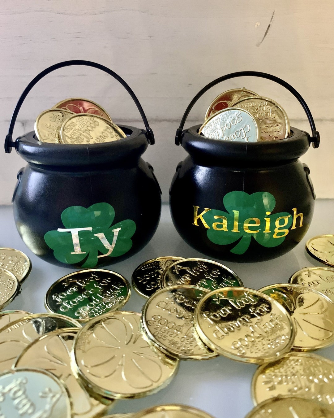 Personalized Leprechaun Pot of Gold Favor| St. Patrick's Day Gift| Kids ...