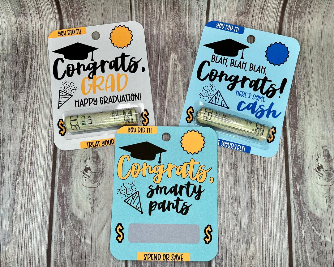 Graduation Money Holder Card | Handmade Cash Gift - Etsy