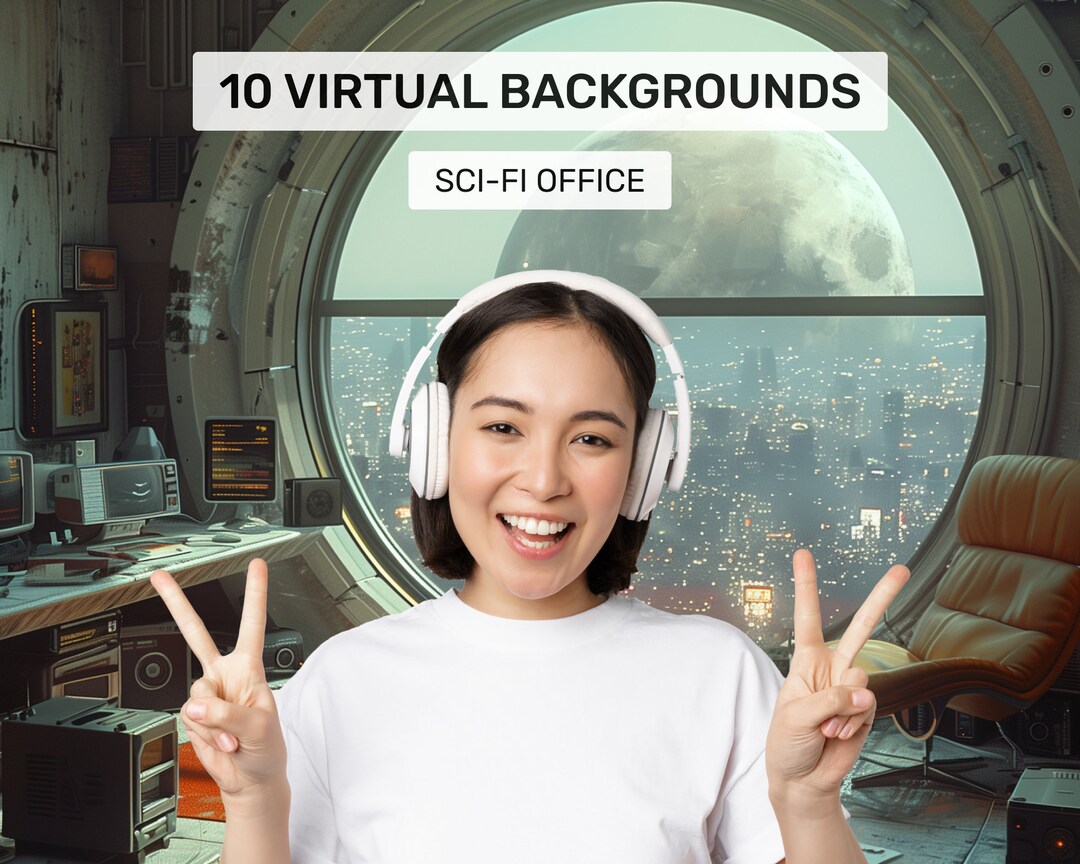 10 Zoom Backgrounds Sci-fi, Zoom Background Sci-fi Office, Zoom ...